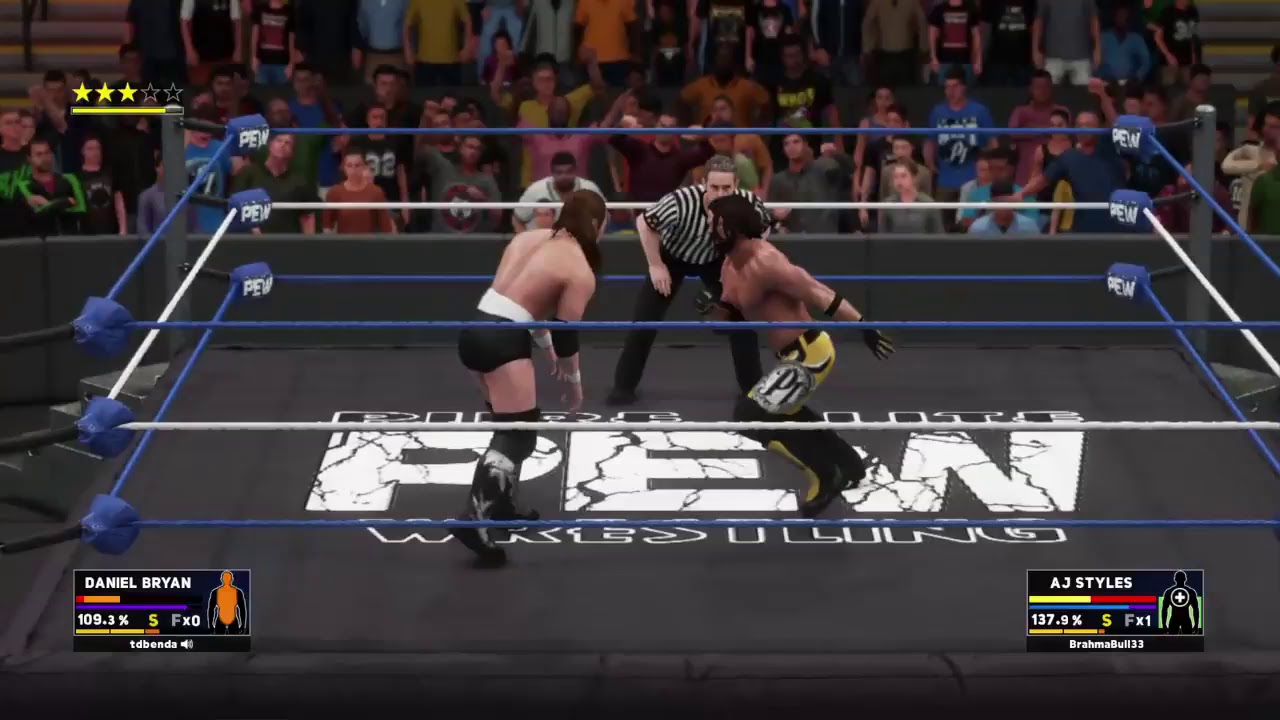 PEW United States Championship: AJ Styles vs. Daniel Bryan - YouTube