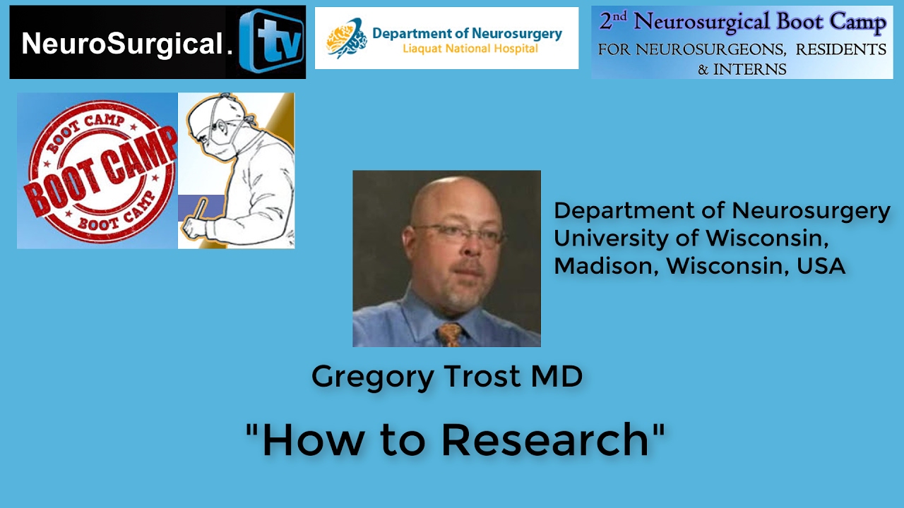 Gregory Trost MD: How to Research - YouTube