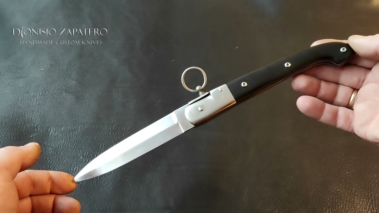 French "Apaches de Paris" fighting knife by Dionisio Zapatero - YouTube