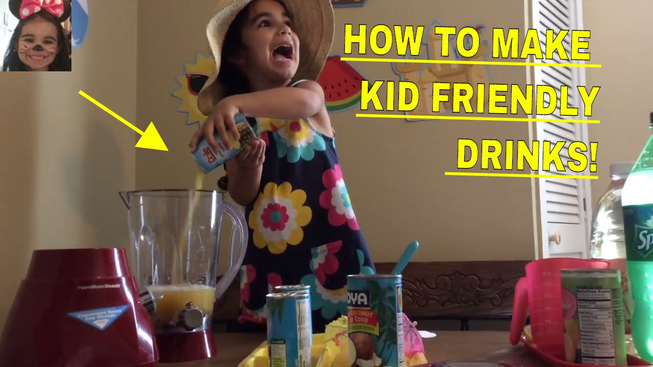 How To Make Kid Friendly Princess Punch and Pina Colada Surprise Time ...