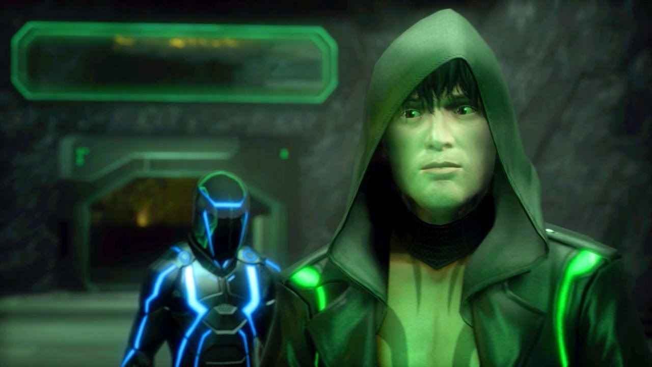 Anon Kills Infected Gibson and Leaves Bostrum Colony (Tron: Evolution ...