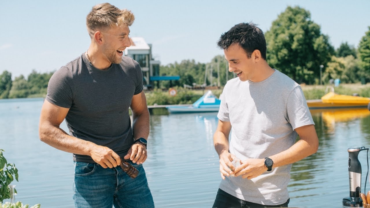 Toproeier Ward Lemmelijn en chef Loïc Van Impe op kookdate - YouTube