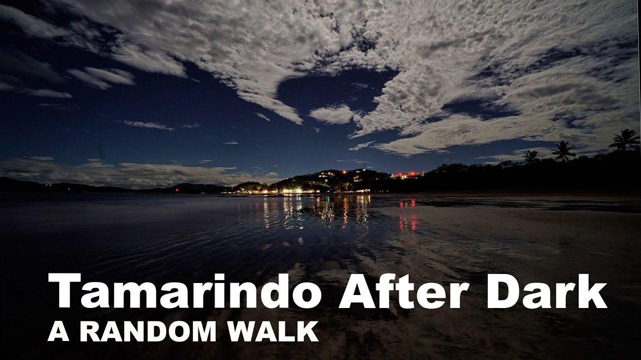 Random night walk in Tamarindo - YouTube