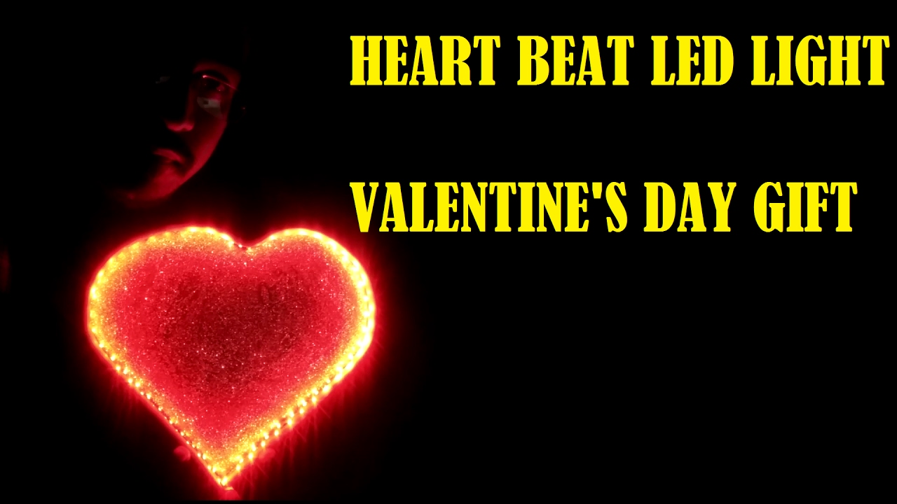 Heart Beat LED light (Valentine's day gift) - YouTube