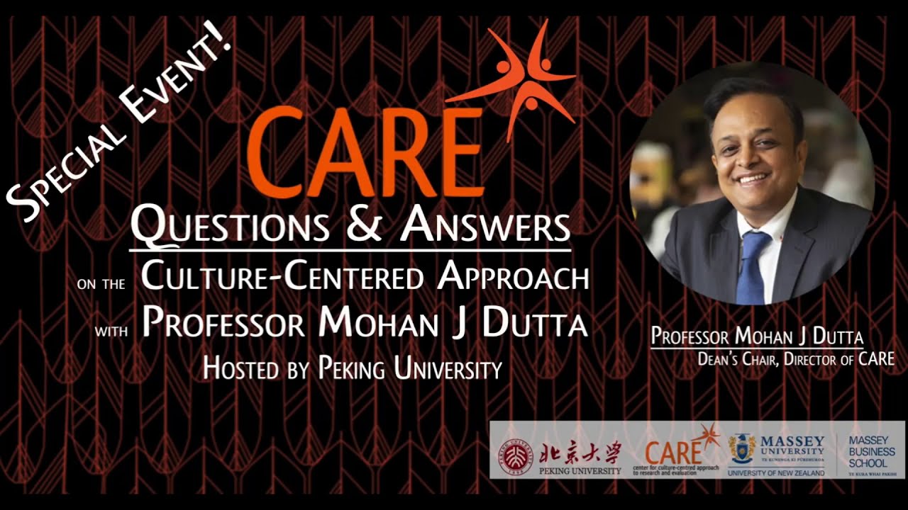 Q & A on Culture Centered Approach (CCA) by its innovator Prof Mohan ...