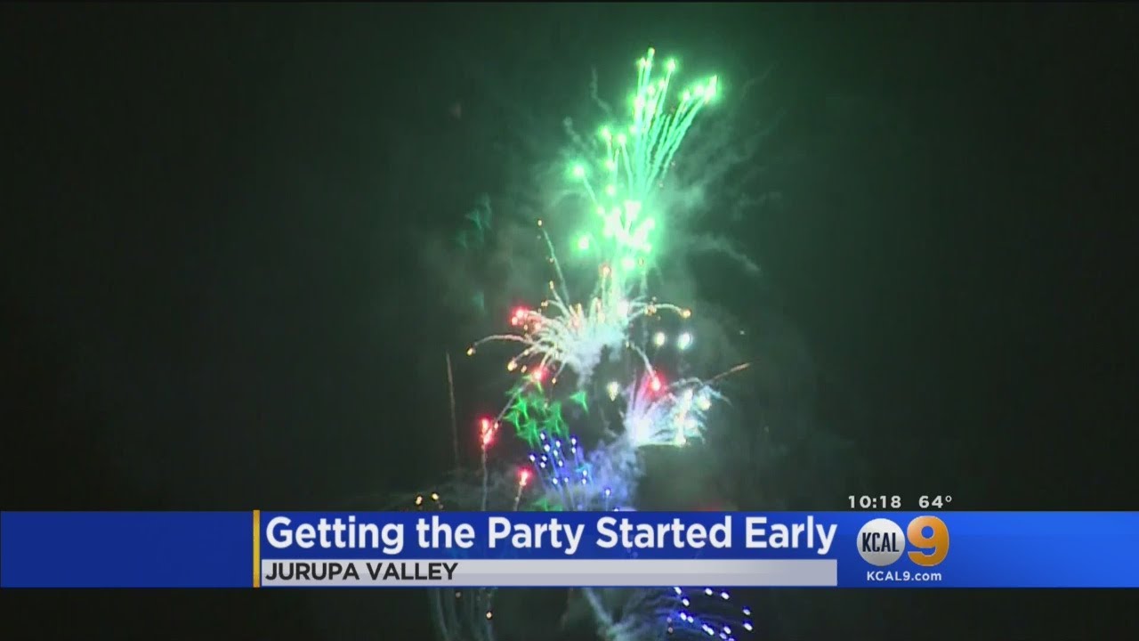 Early Fireworks Celebrations Begin In Inland Empire - YouTube