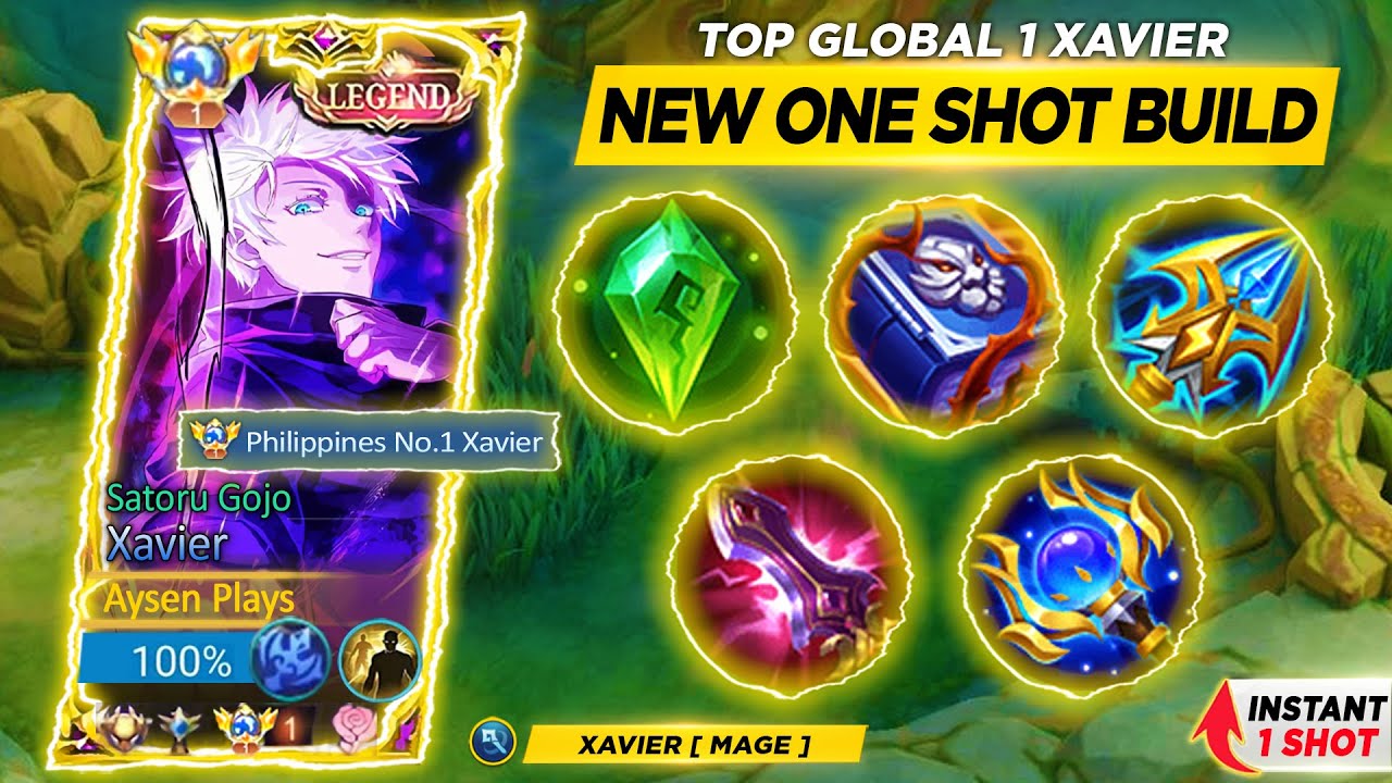 SOLO RANK XAVIER MEET ENEMIES HIGH RANK AND TOP GLOBAL HERO! 😱 | XAVIER ...