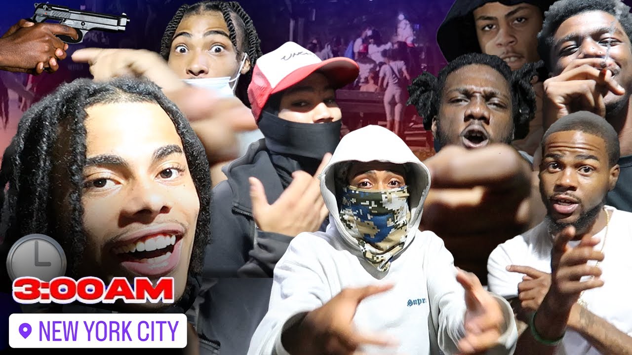 Meeting The Most Disrespectful Drill Rappers In New York... *AT 3AM IN ...