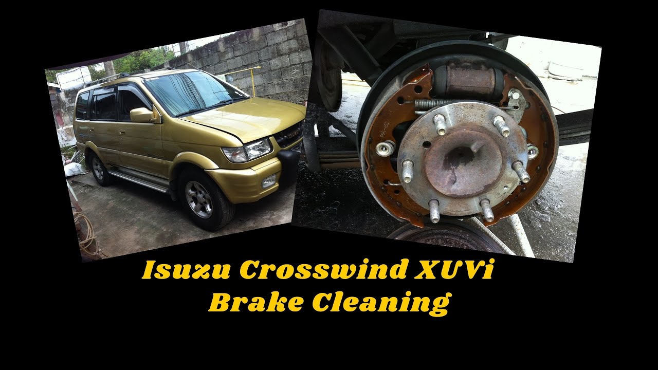 Isuzu Crosswind XUVi / Brake System Cleaning / Msm Garage Tv - YouTube
