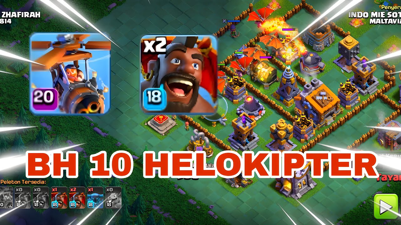 KEKUATAN HELIKOPTER BH 10 | HELIKOPTER X HOG TERBANG | COC INDO - YouTube