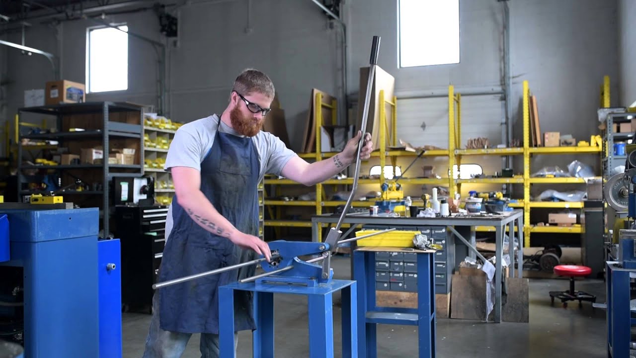 Di-Acro Rod Parter Demo - At Capacity - YouTube