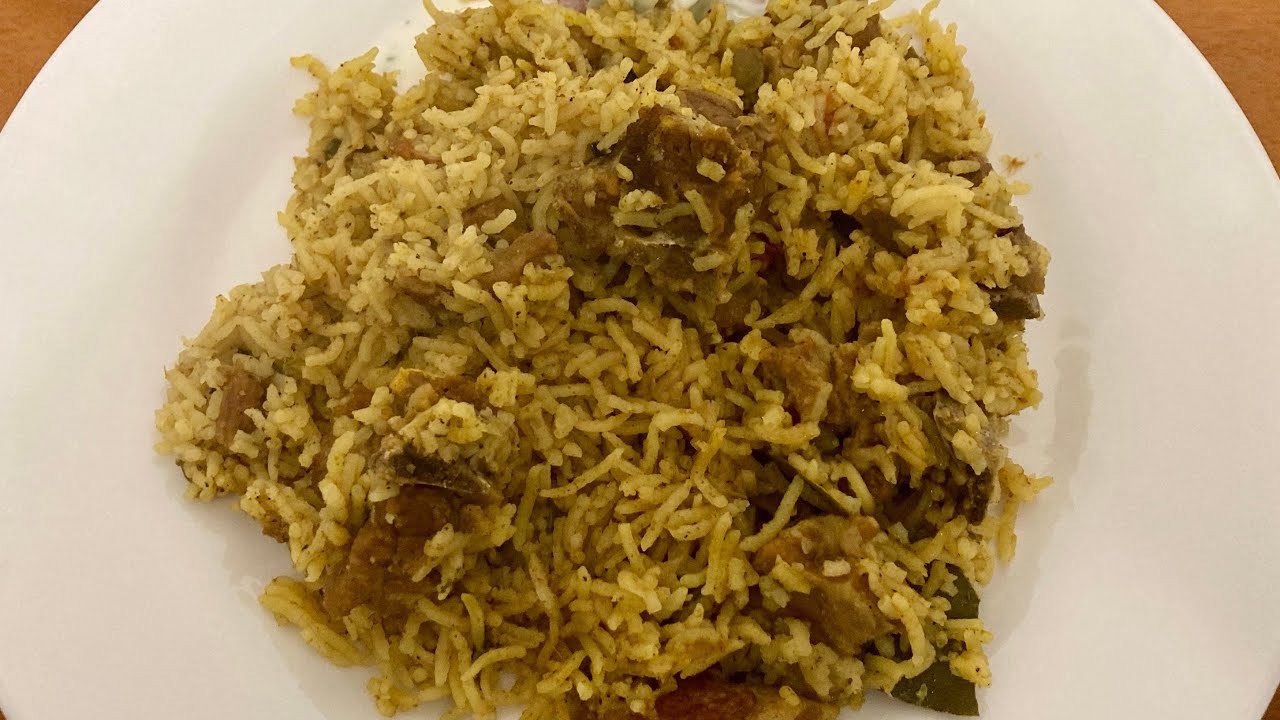 Easy Mutton Pulao # Pressure Cooker Mutton Pulao# Simple Mutton Pulao ...