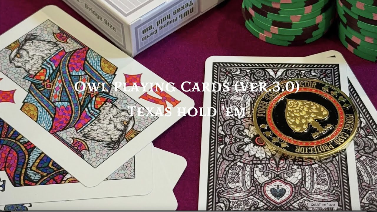 Owl Playing Cards (Ver.3.0)Texas hold 'em(Copag) - YouTube