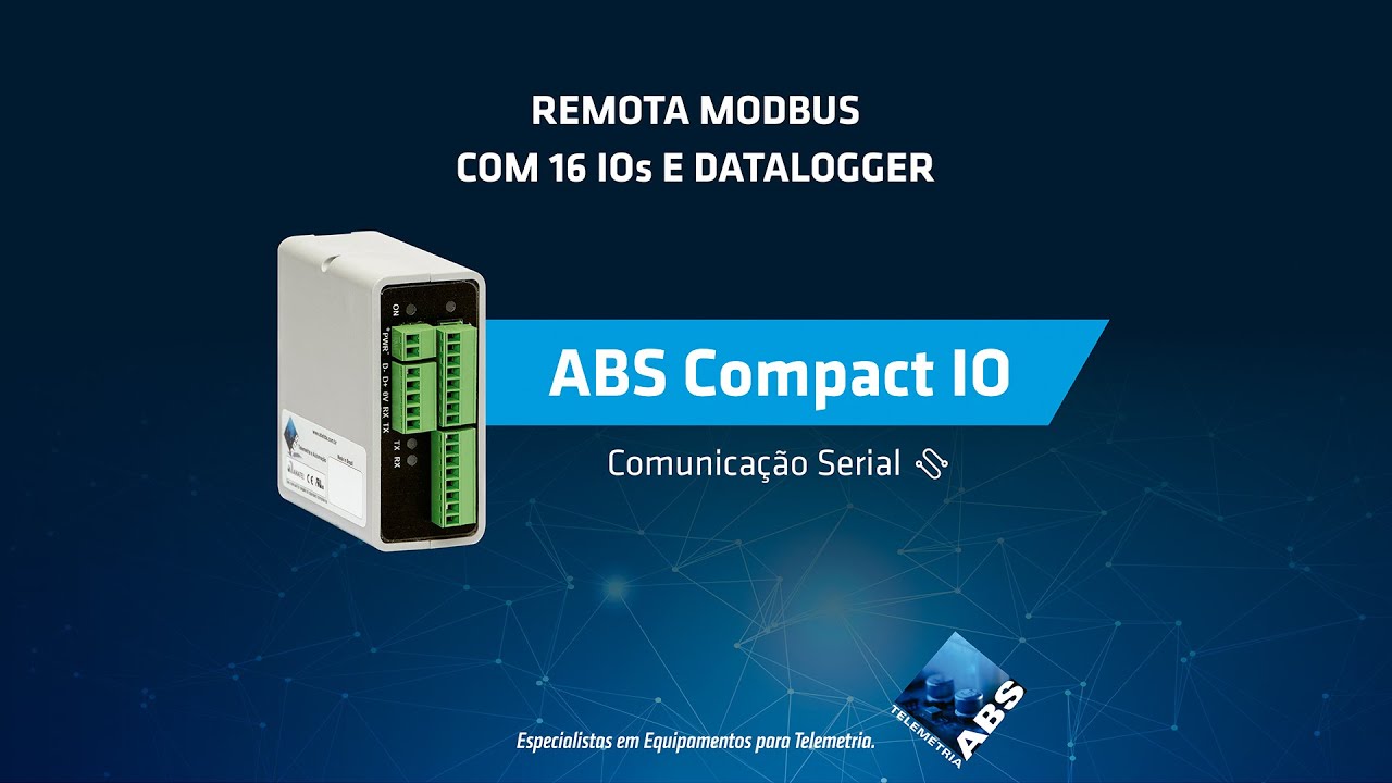 ABS Compact IO - Remota Modbus com 16 IOs e Datalogger. - YouTube