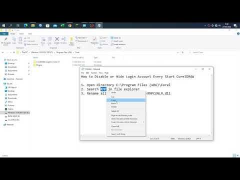 How to Disable or Hide Login Account Every Start CorelDRAW - YouTube