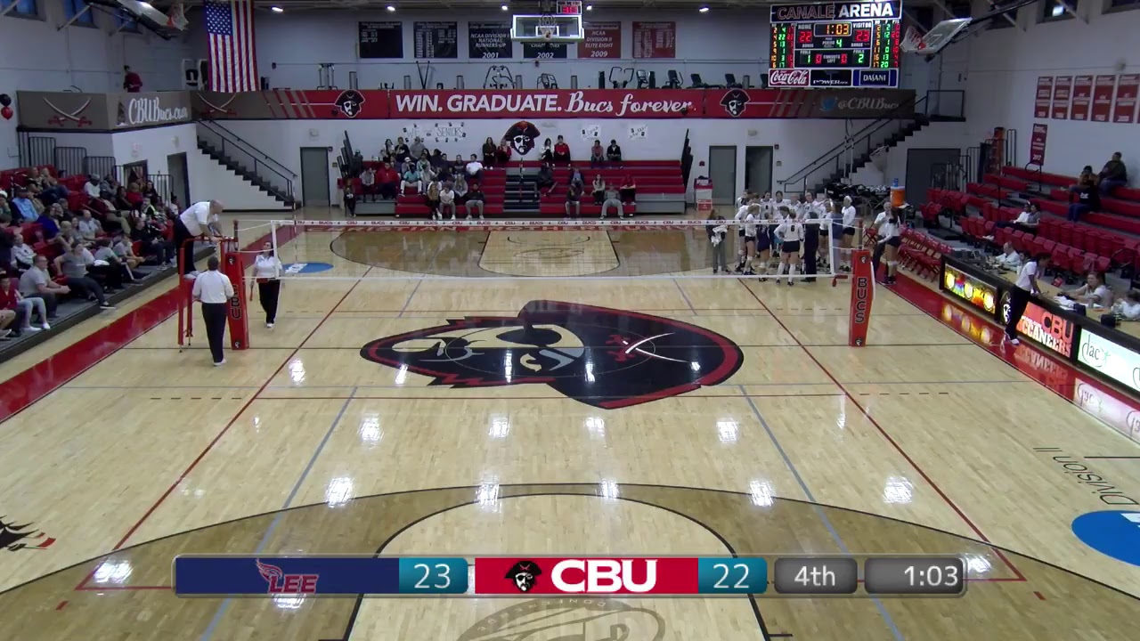 CBU VB vs. Lee (Tennessee) - YouTube