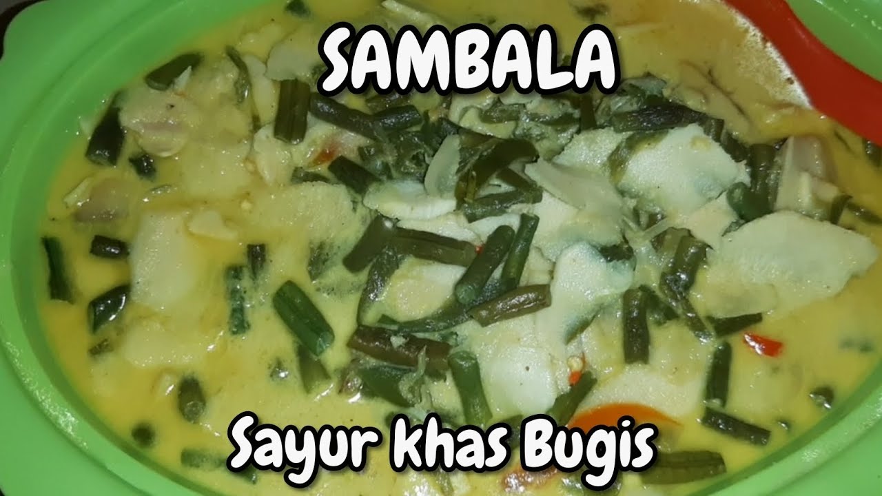 Rasanya pedas bukan sambal tapi SAMBALA || Sayur kuah santan khas bugis ...