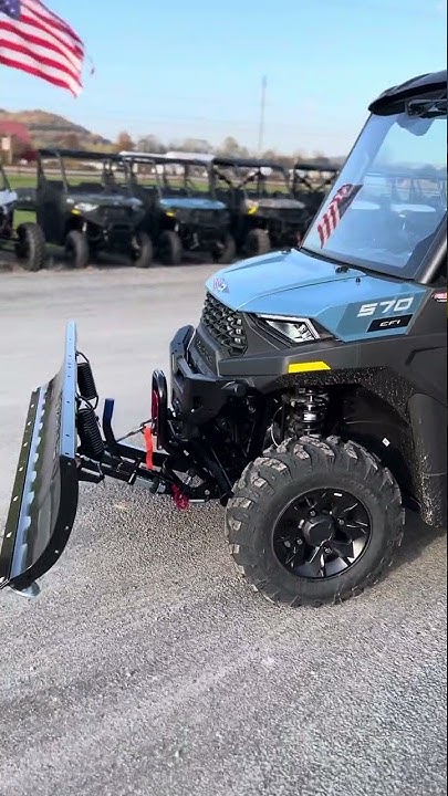 2025 Polaris Ranger SP 570 Northstar Edition with Quick attach Plow - YouTube