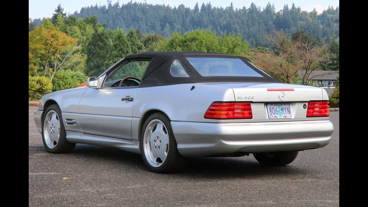 1998 Mercedes Benz SL500 cold start video - YouTube