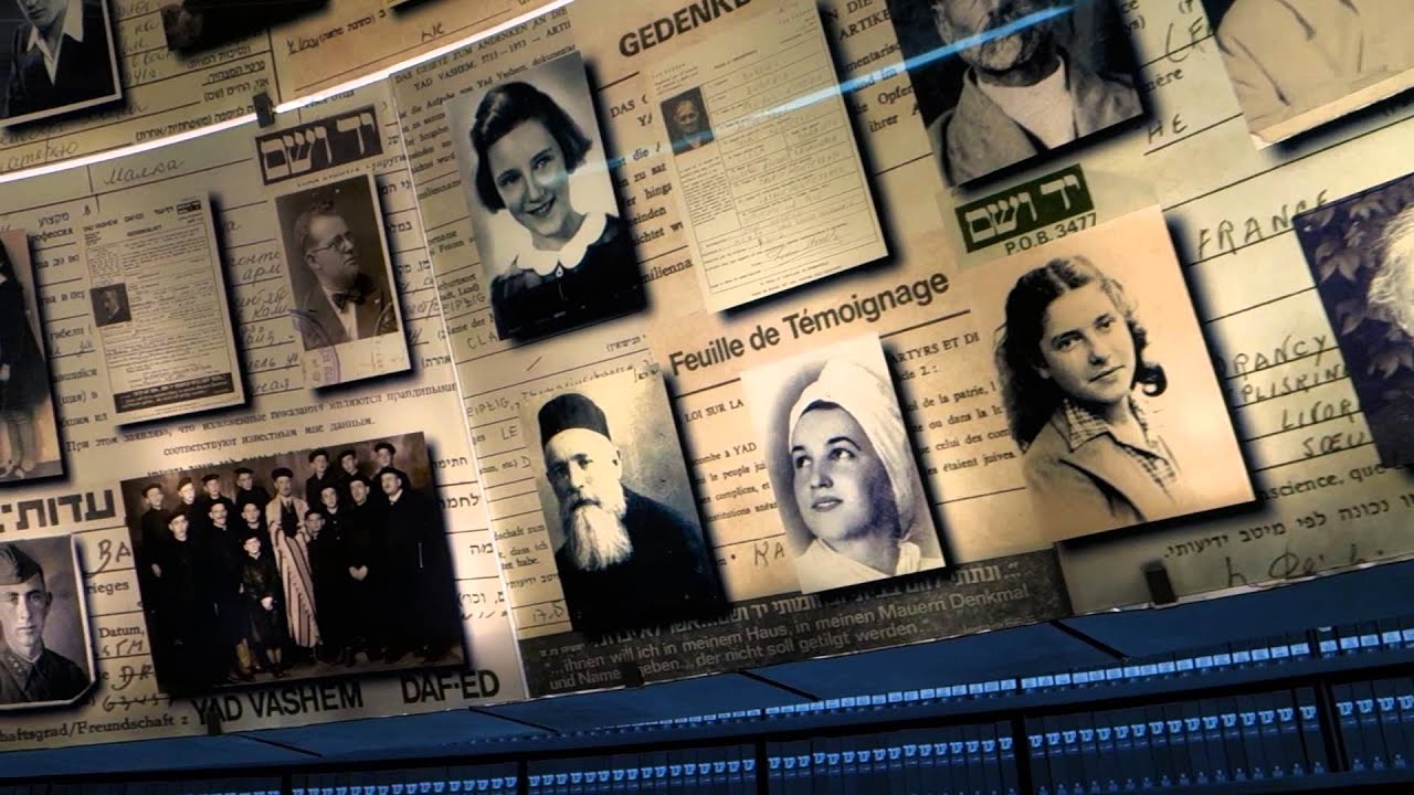 Yad Vashem's Hall of Names - YouTube