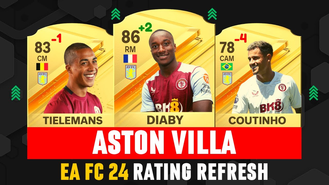 FIFA 24 | ASTON VILLA PLAYER RATINGS | EA FC 24! 😱🔥 ft. Diaby ...