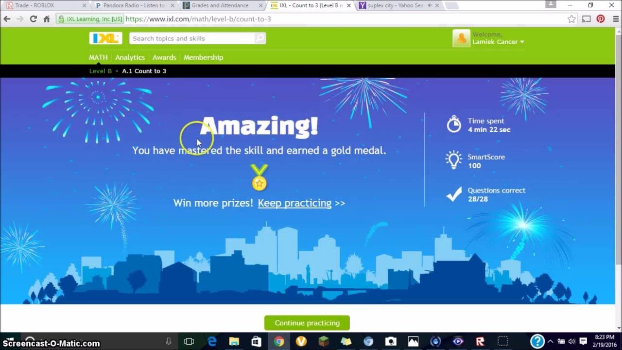 using my friend ixl - YouTube