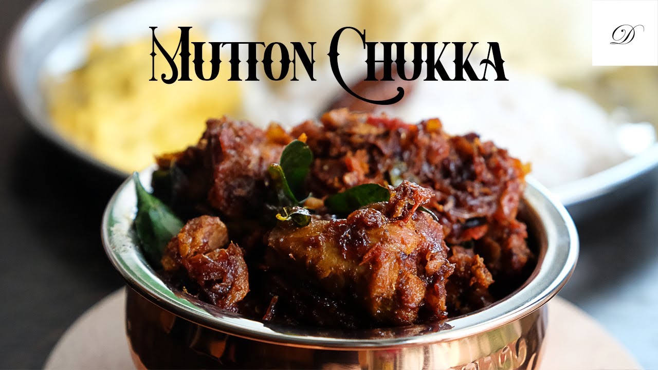 Mutton Chukka | Mutton Fry Recipe | Droolsss - YouTube
