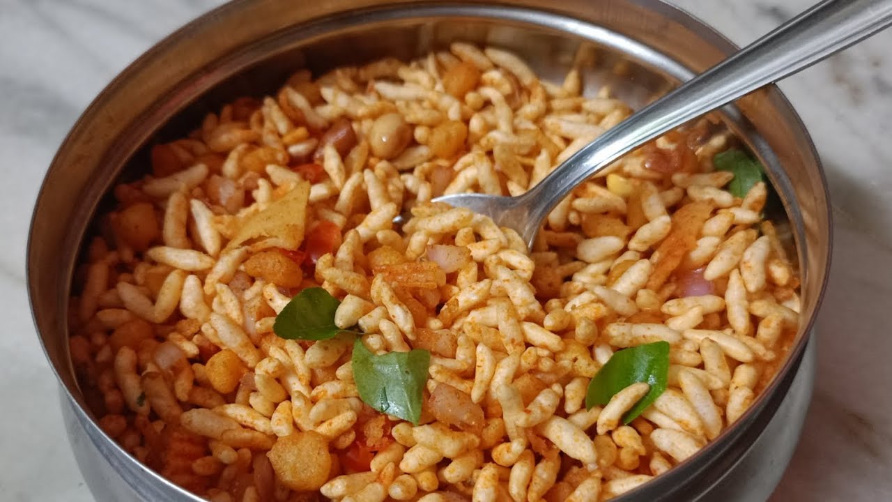 Spicy Puffed Rice Masala🔥. Borugu Masala🤤.Munta masala🍲 - YouTube