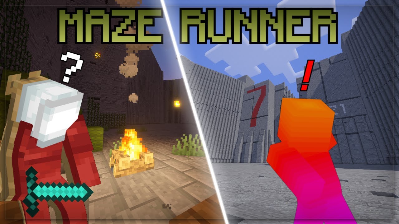 Minecraft BUT we are MAZE RUNNERS - YouTube