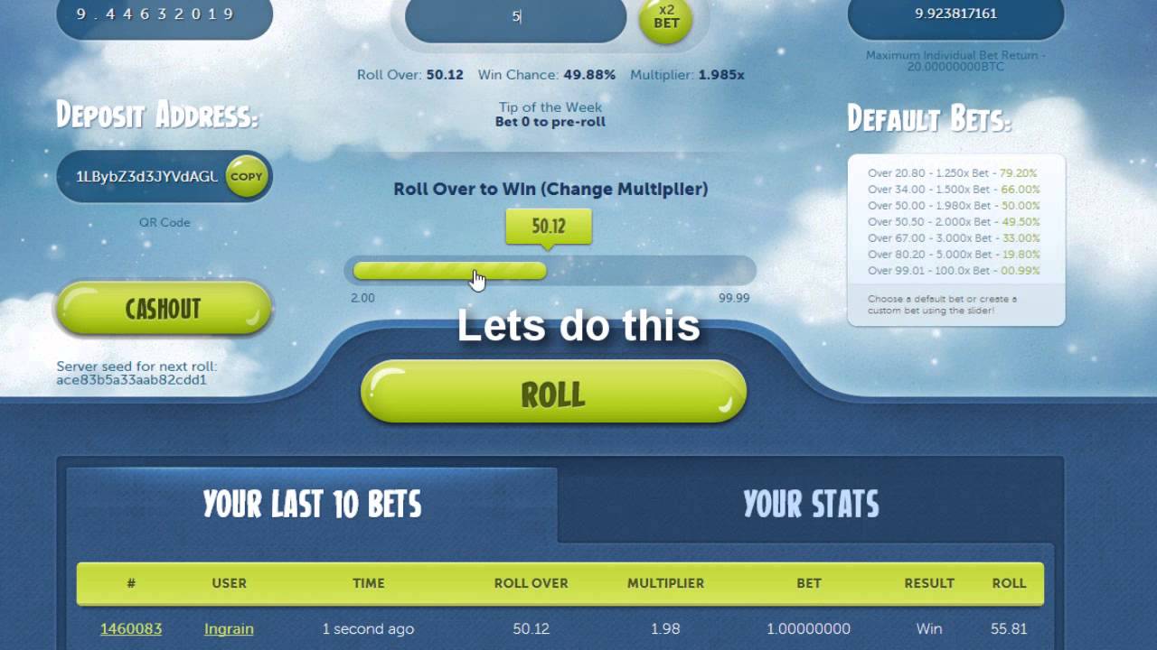 PrimeDice 3 | BitCoins Gambling Casino - YouTube