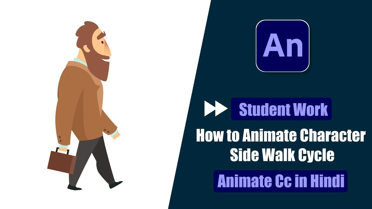 Fast Forward Tutorial Of Student Work | Animate Character Side Walk ...