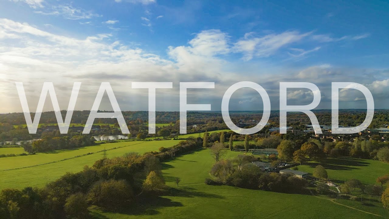 Watford | Watford FC | United Kingdom | Winter vs Summer | Drone View ...