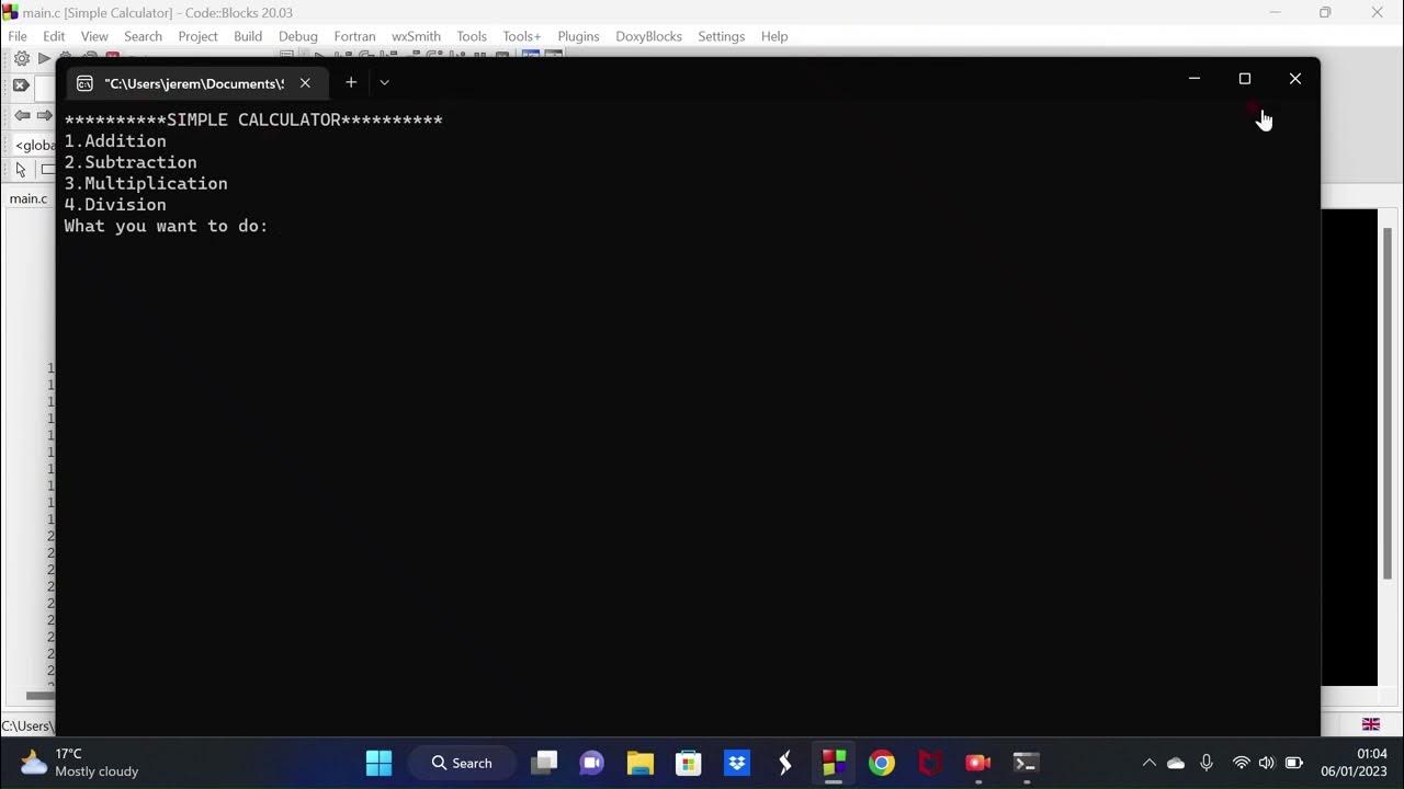 Programming a calculator using Code Blocks IDE | Using C language (made SIMPLE '--' ) NEW! - YouTube