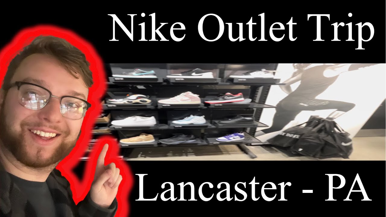 Nike Outlet Trip - Lancaster PA! Found Air Jordan 1's - YouTube