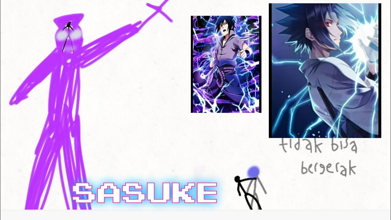 stickman sasuke vs boruto dubbing indonesia - YouTube