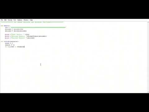 Tutorial Program Sederhana RLE (Run-Leght Encoding) - YouTube