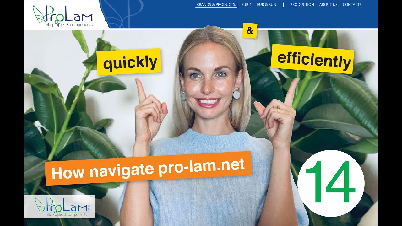 How to navigate pro-lam.net - YouTube