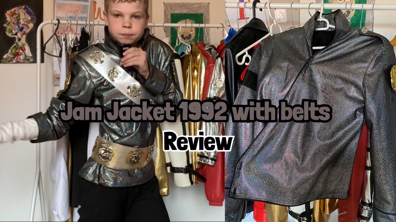 Jam jacket 1992 with belts - Review | MJ Super Fan - YouTube