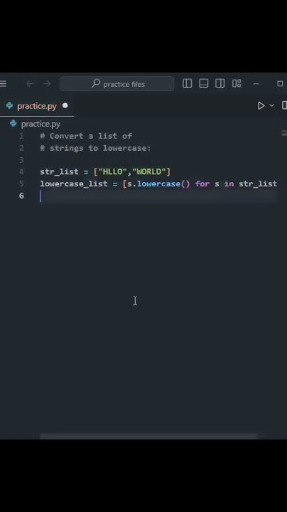 String To Lowercase Python Pythonprogrammingcodinglearnpython Pythonforbeginners Youtube