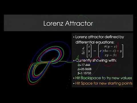 Lorenz Attractors with Tao Presentations - YouTube