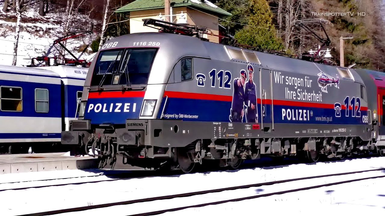 Weiße Landschaft, bunte Züge. Die ÖBB Semmeringbahn im Februar 2015 ...