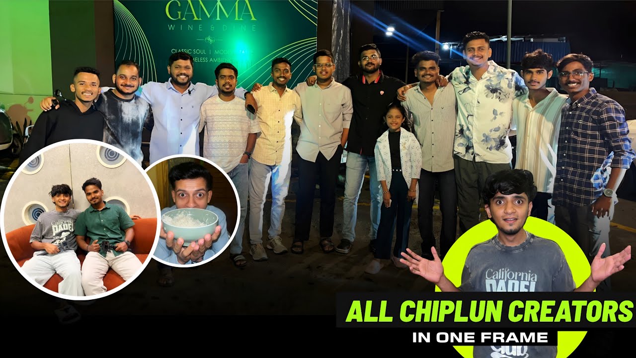 Chiplun Creators Meet At Gamma Vine & Dine ️😳 - YouTube