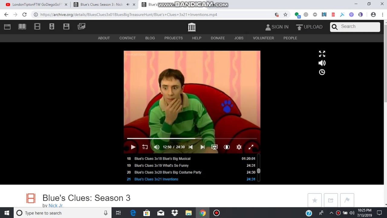 Blue's Clues A Clue A Clue phrase compilation from "Inventions" - YouTube