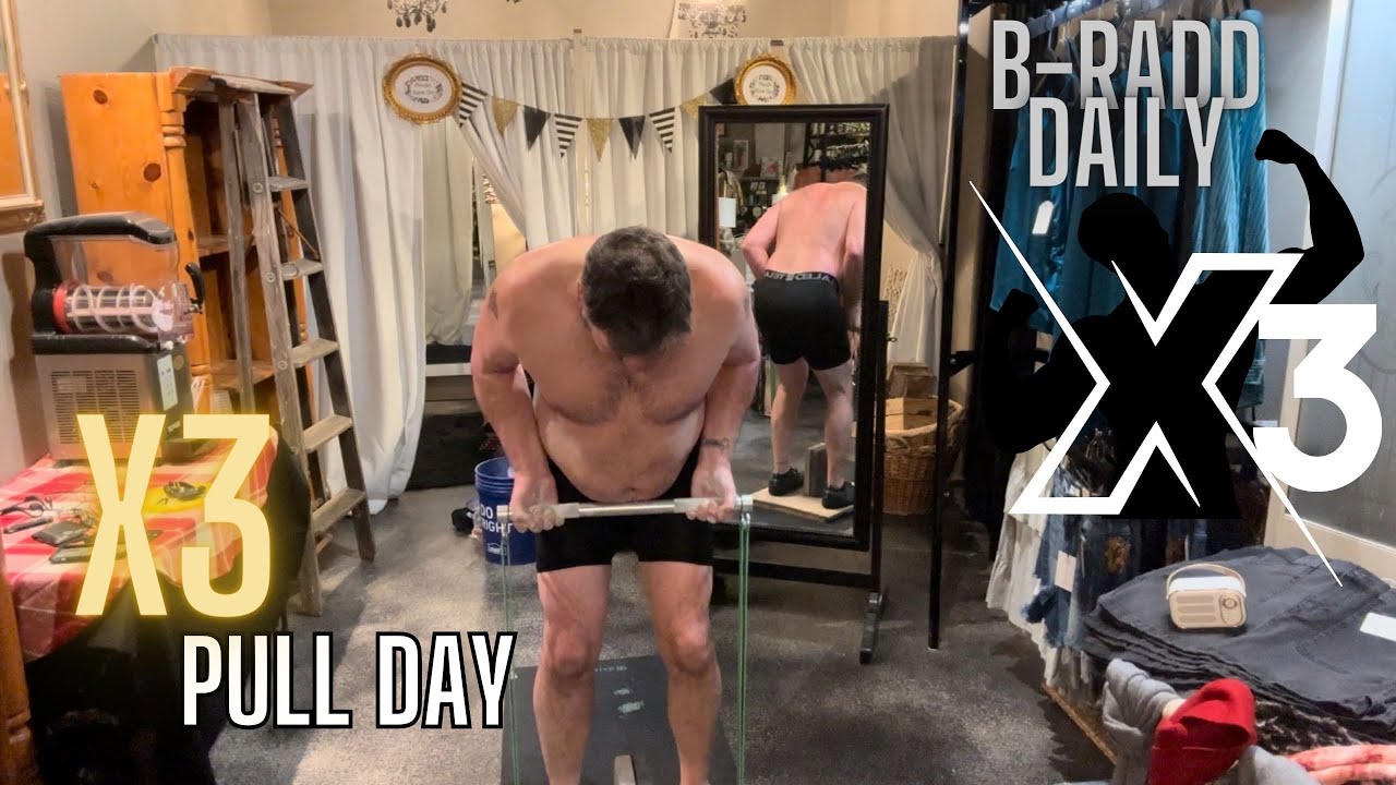 X3 Pull Day after my burpee/kettlebell workout. January 27, 2024 - YouTube