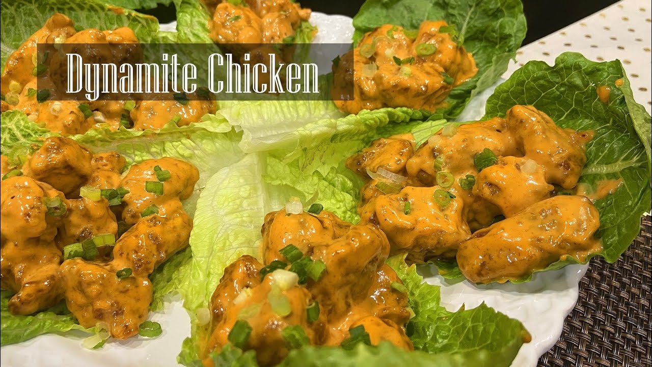 Dynamite Chicken || Restaurant Style Chicken Starter in Air Fryer and ...
