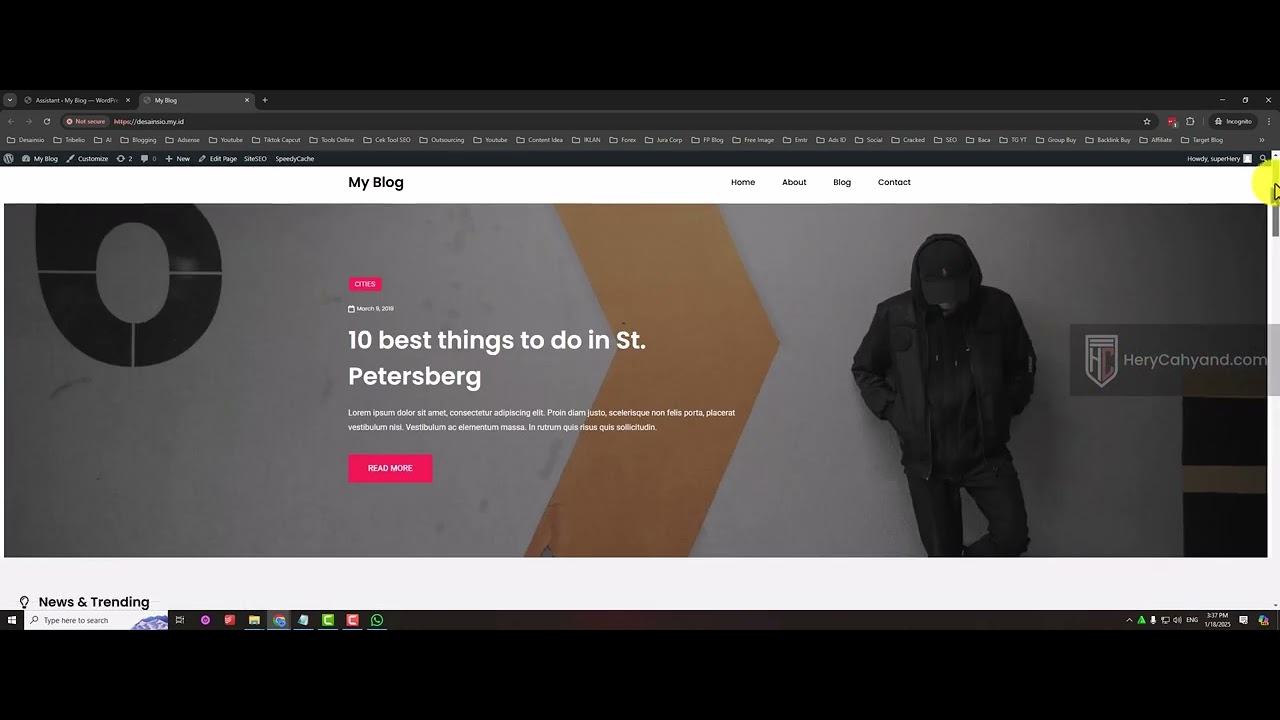 Cara Install Wordpress di Gapurahoster - YouTube