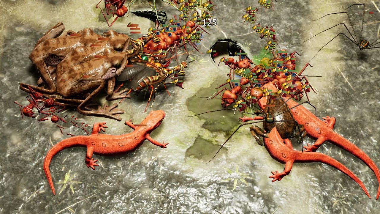 Relentless Mixed Insects & Creatures Attack the Ant Colony Nest Defence ...