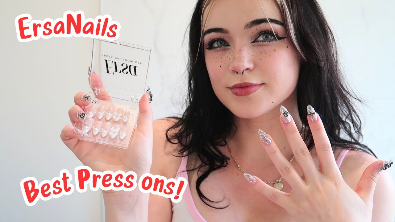 The BEST Press Ons Ever! ErsaNails - YouTube