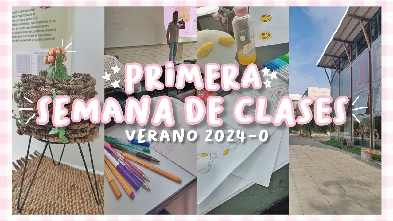 PRIMERA SEMANA DE CLASES - VERANO 2024 🍓 | nueva facultad, lecturas ...
