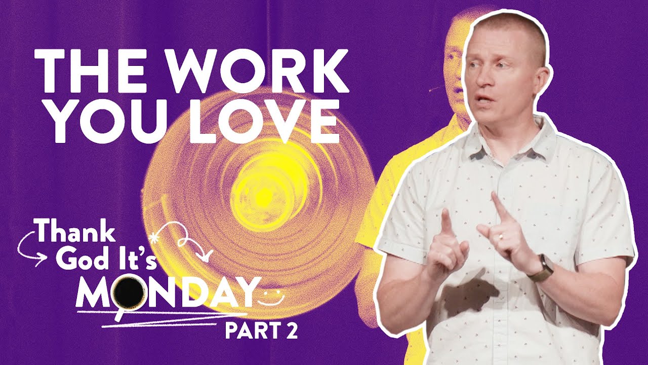 The Work You Love // Jarrod Martin - YouTube